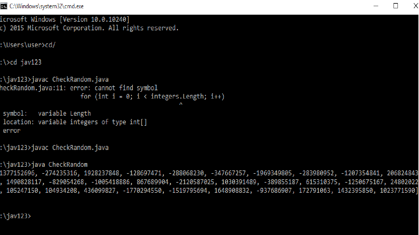 Generate Array Of Random Integers In Java CodeSpeedy